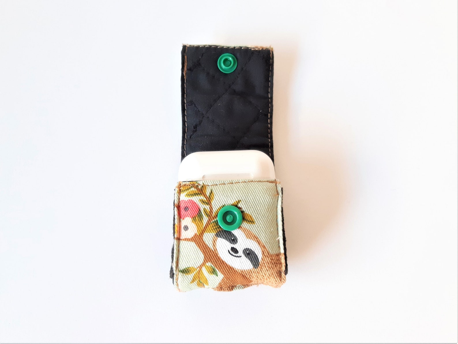 Free Shipping Cute Sloth Fabric AirPod Case, AirPod Holder With ...