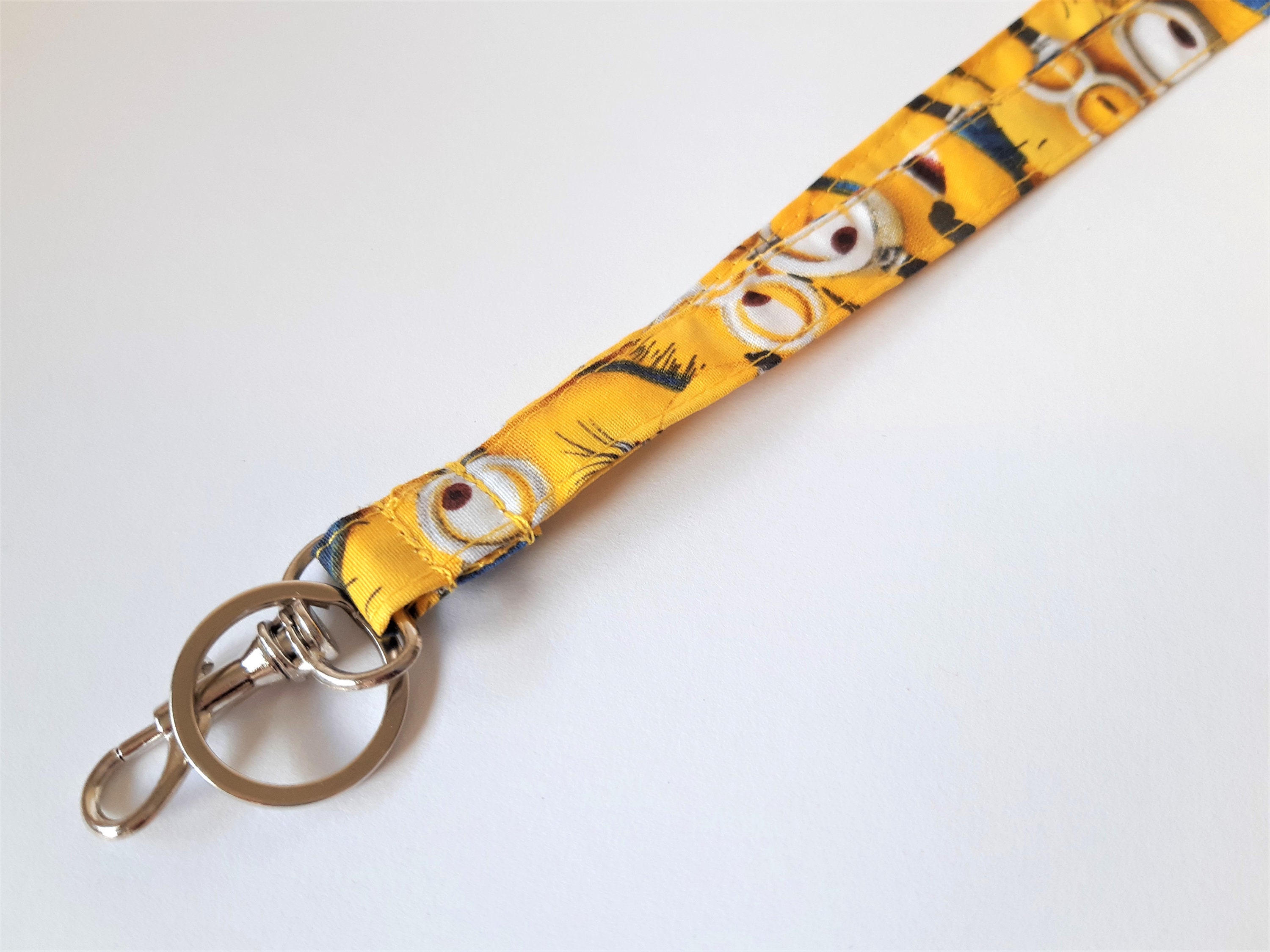 Minions Despicable Me Lanyard, ID Holder, Handmade Lanyard, Keychain ...