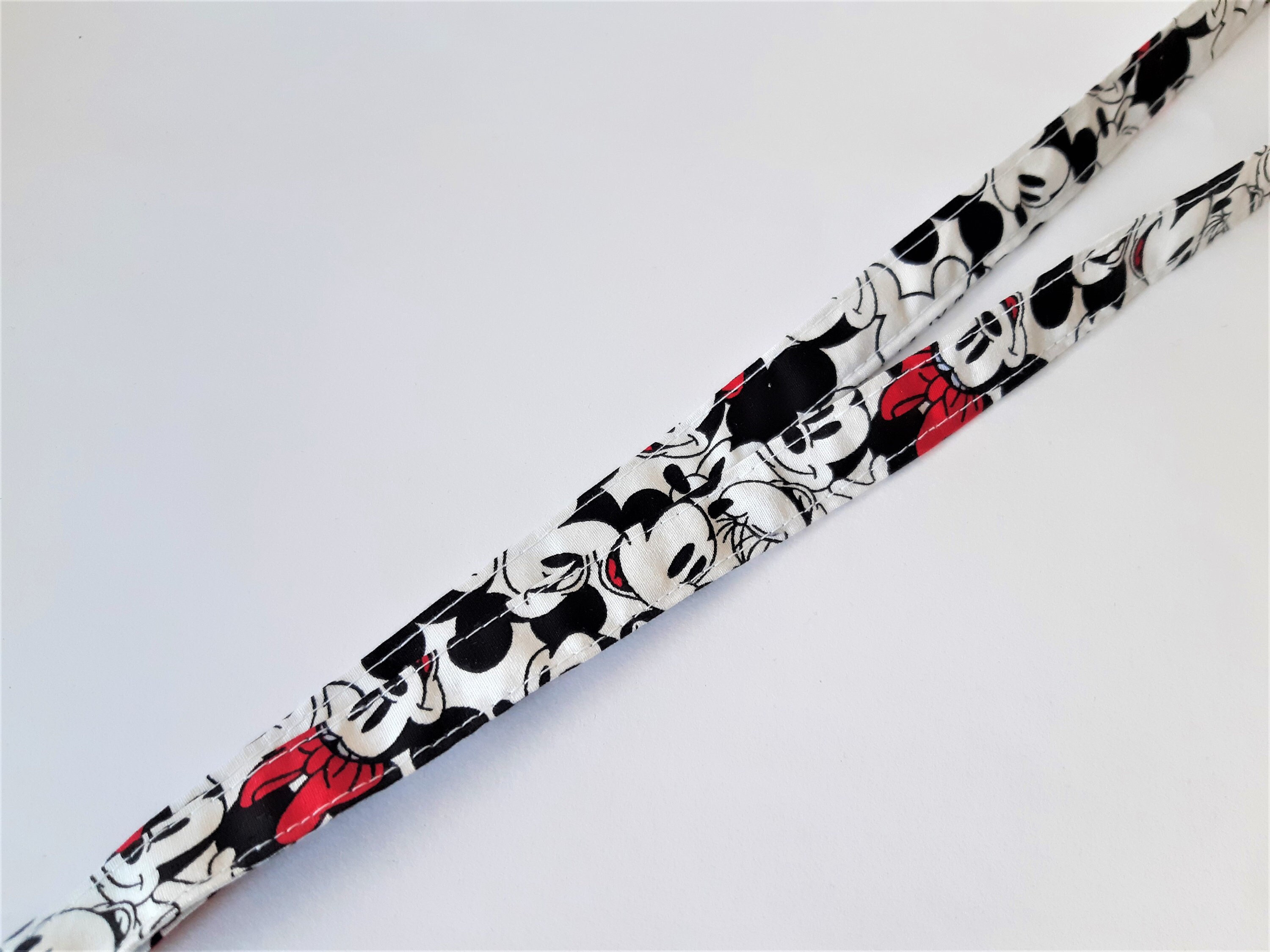 Mickey Mouse ID Badge With Lanyard Option, ID Holder, Handmade Lanyard ...