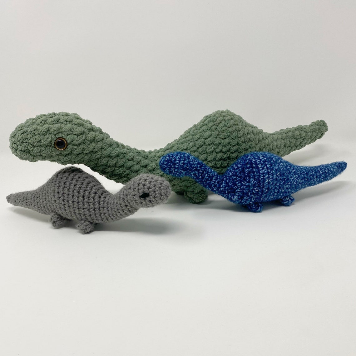 Dinosaur Crochet Pattern Amigurumi Brontosaurus No-sew - Etsy