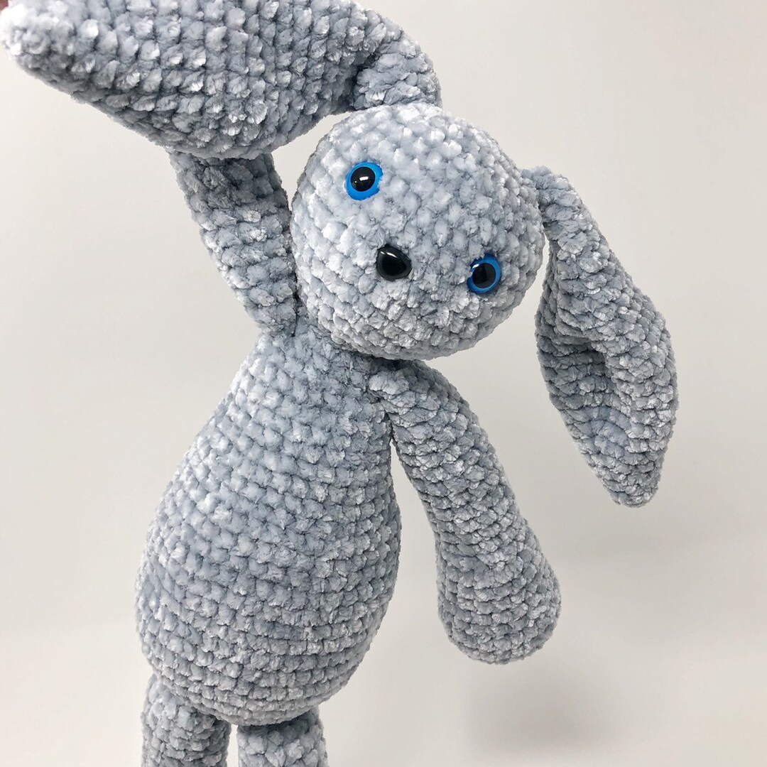 Snuggle Bunny Amigurumi Pattern, Crochet Toy, Beginner Friendly, Velvet ...