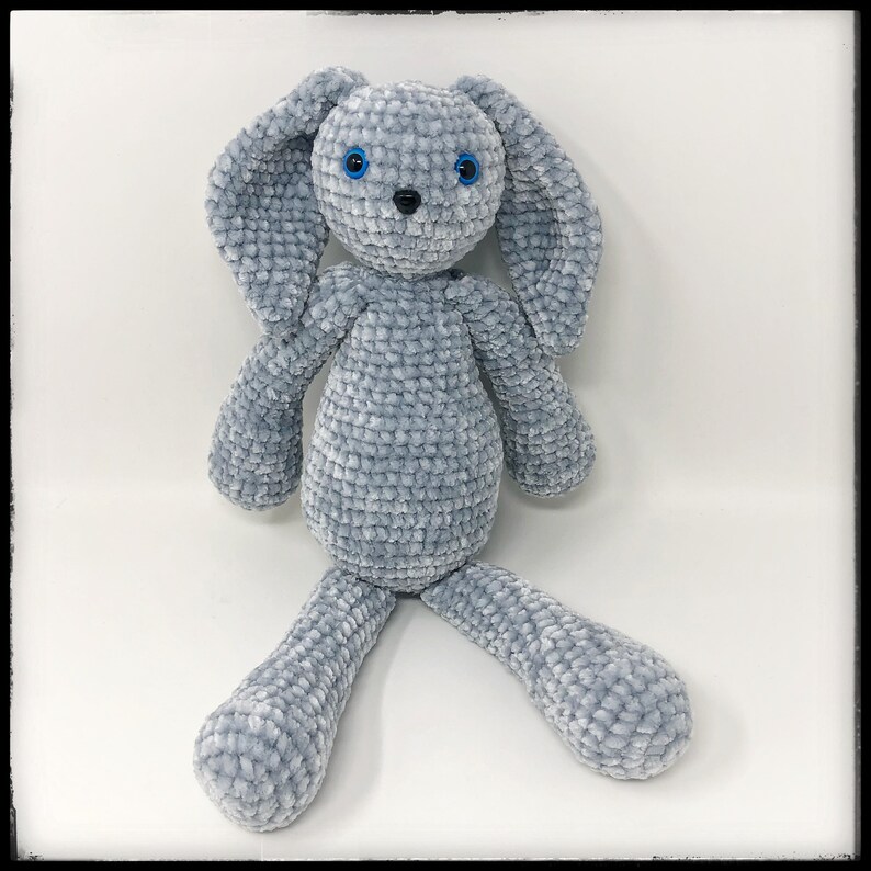 Snuggle Bunny Amigurumi Pattern, Crochet Toy, Beginner Friendly, Velvet ...