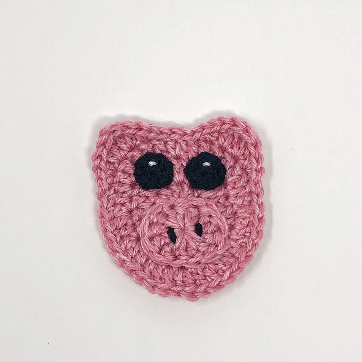 Pig Applique Patttern Crochet Pattern Animal Applique Farm | Etsy