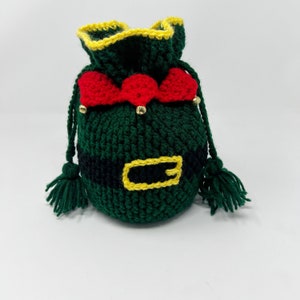 Holiday Gift Bags Crochet Pattern Bundle, Grinch, Santa, Snowman, Elf ...