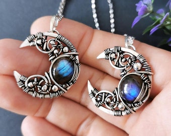 Wire Wrapped Moon | Etsy