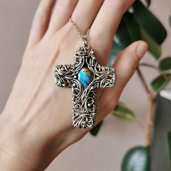Wire Wrapped Cross - Etsy