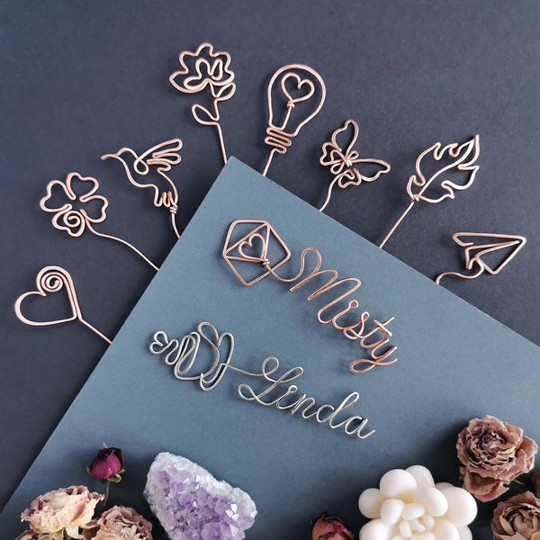 Wire Bookmarks - Etsy