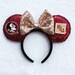 Florida State University Seminoles FSU Mickey Minnie Mouse | Etsy