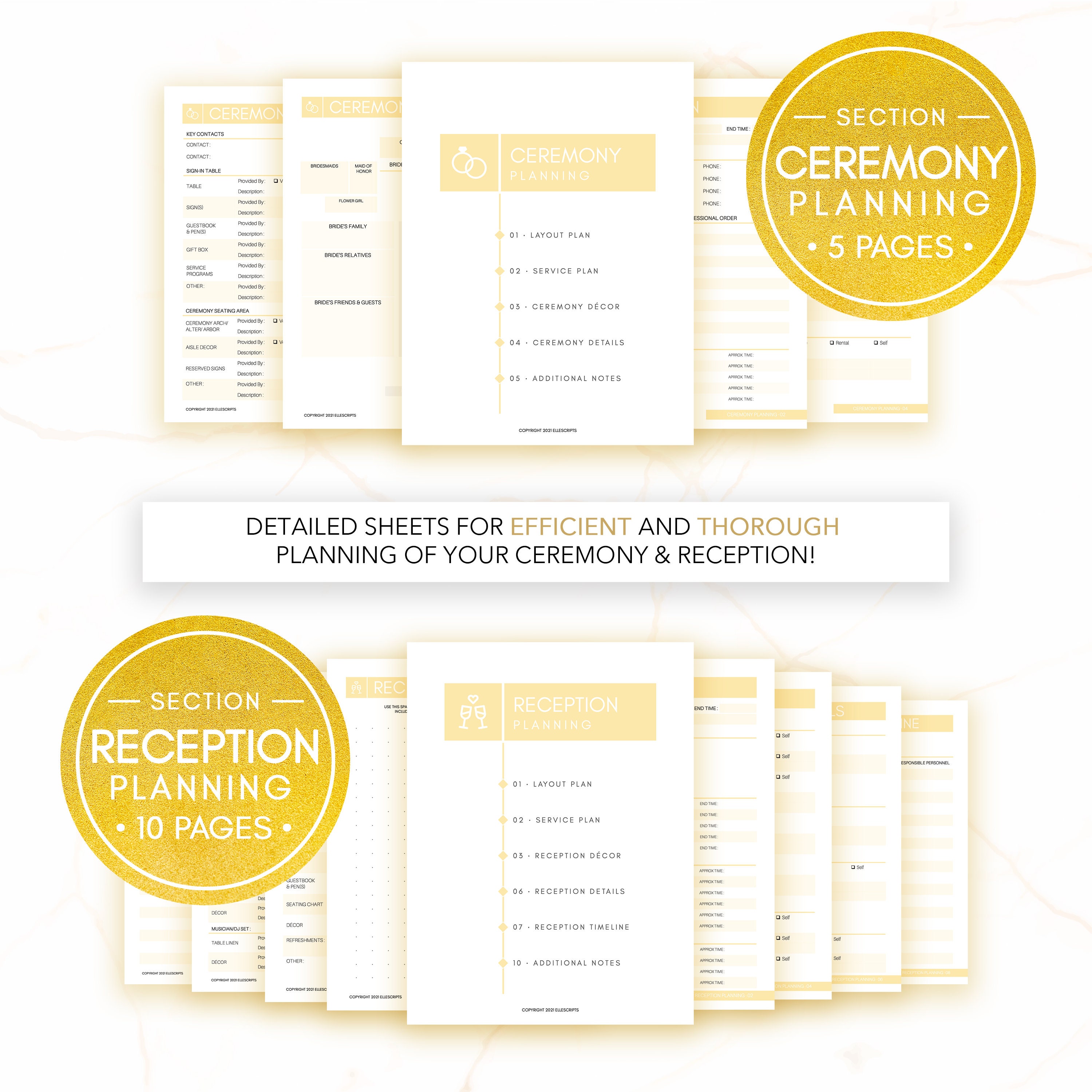 Wedding Planner Printable | PDF Instant Download | Wedding Planning ...