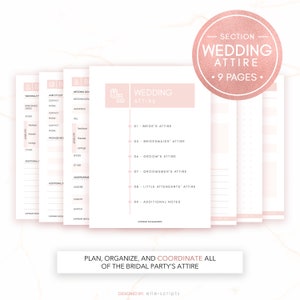 Wedding Planner Printable | PDF Instant Download | Wedding Planning ...