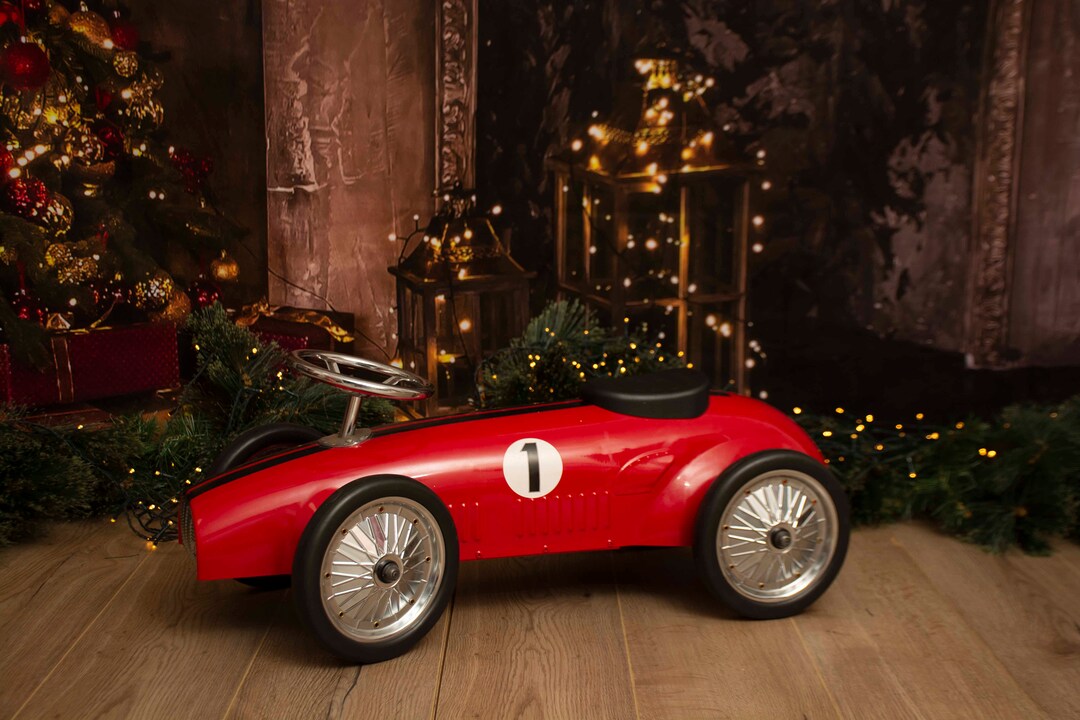 3 RACE CAR CHRISTMAS Digital Background Photoshop, Digital Backdrop ...
