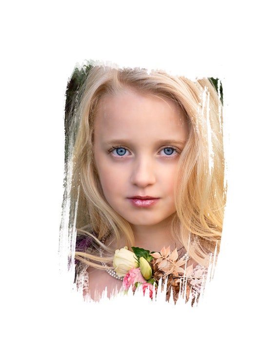 4 Styles Watercolor Portrait Masks Clipping Masks - Etsy