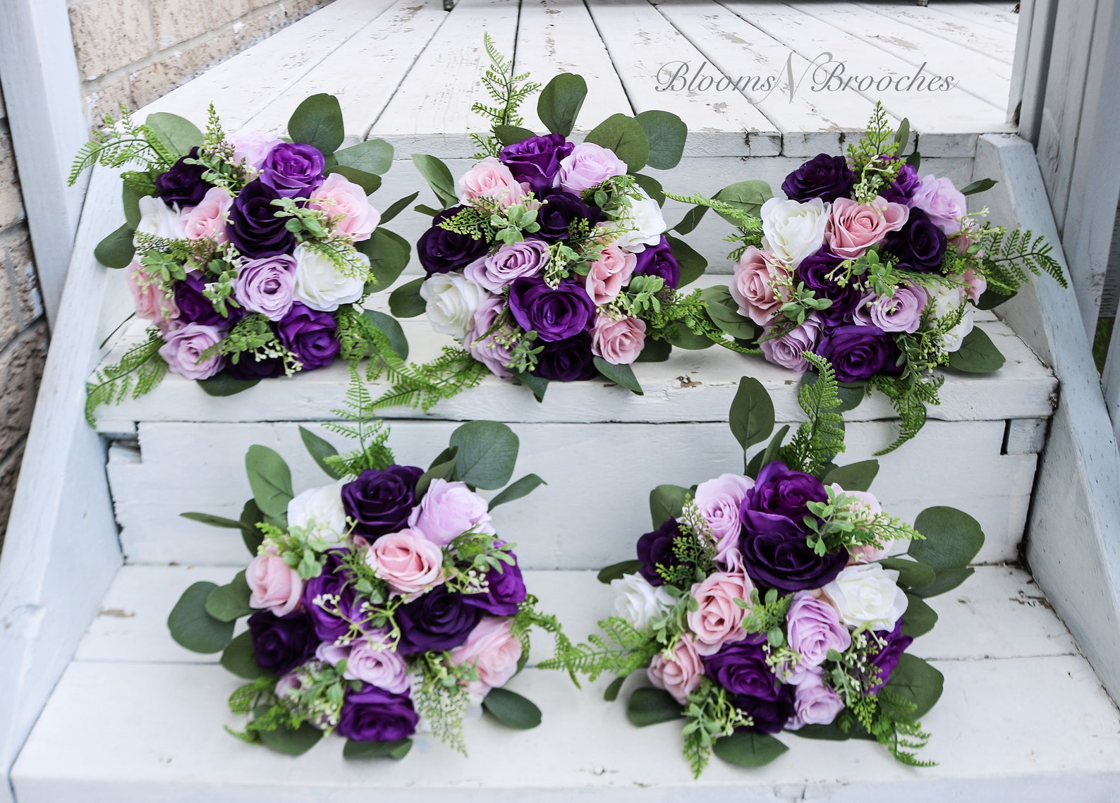 Purple Bouquets, Bridesmaids Bouquets, Bridal Bouquets, Boho Wedding ...