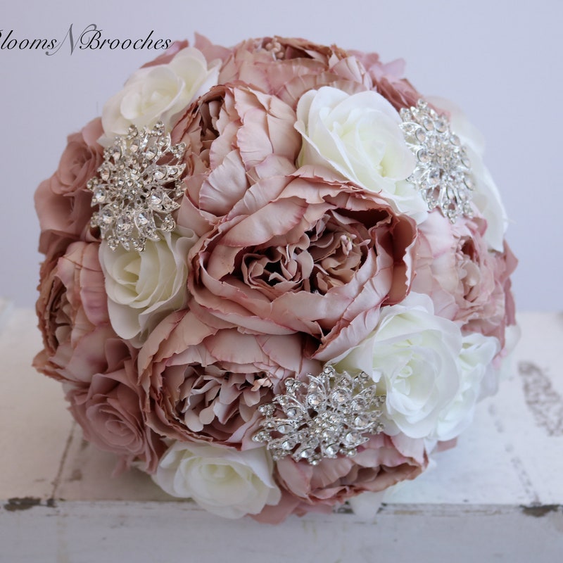 Dusty Pink Bouquet - Etsy