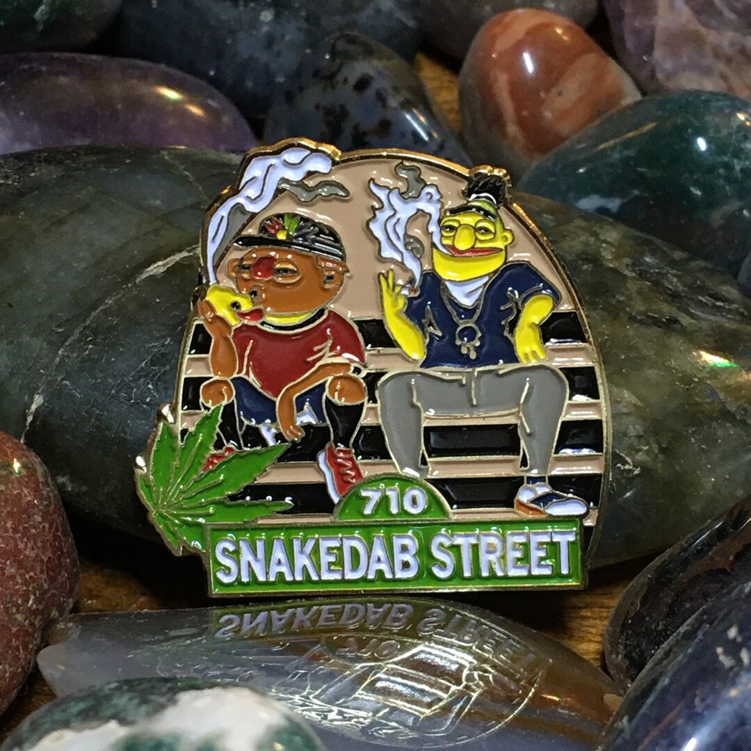 Snakedab Sesame Street Shakedown Street Elmo Pin - Etsy