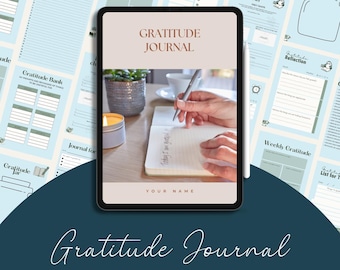 Gratitude Journal, Canva Template, Instant Download, Printable - Etsy