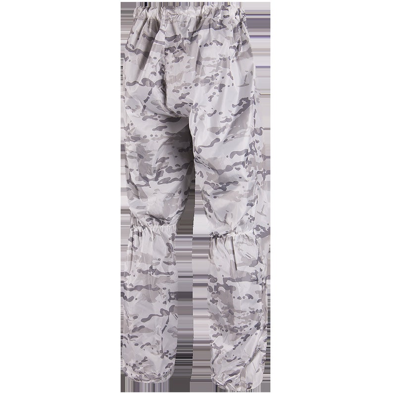 White Multicam Snow Winter Camo Suit + Balaclava and Backpack Cover ...