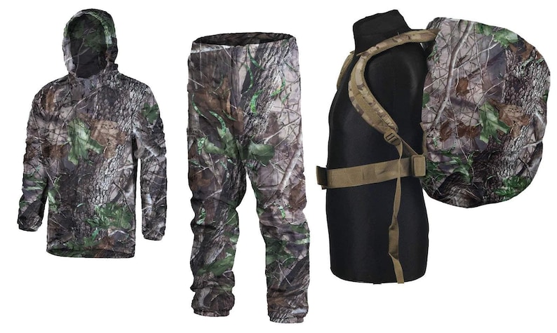 OAK Camouflage Set/ Forest Camo Suit Backpack Cover/ Ultra-thin and ...