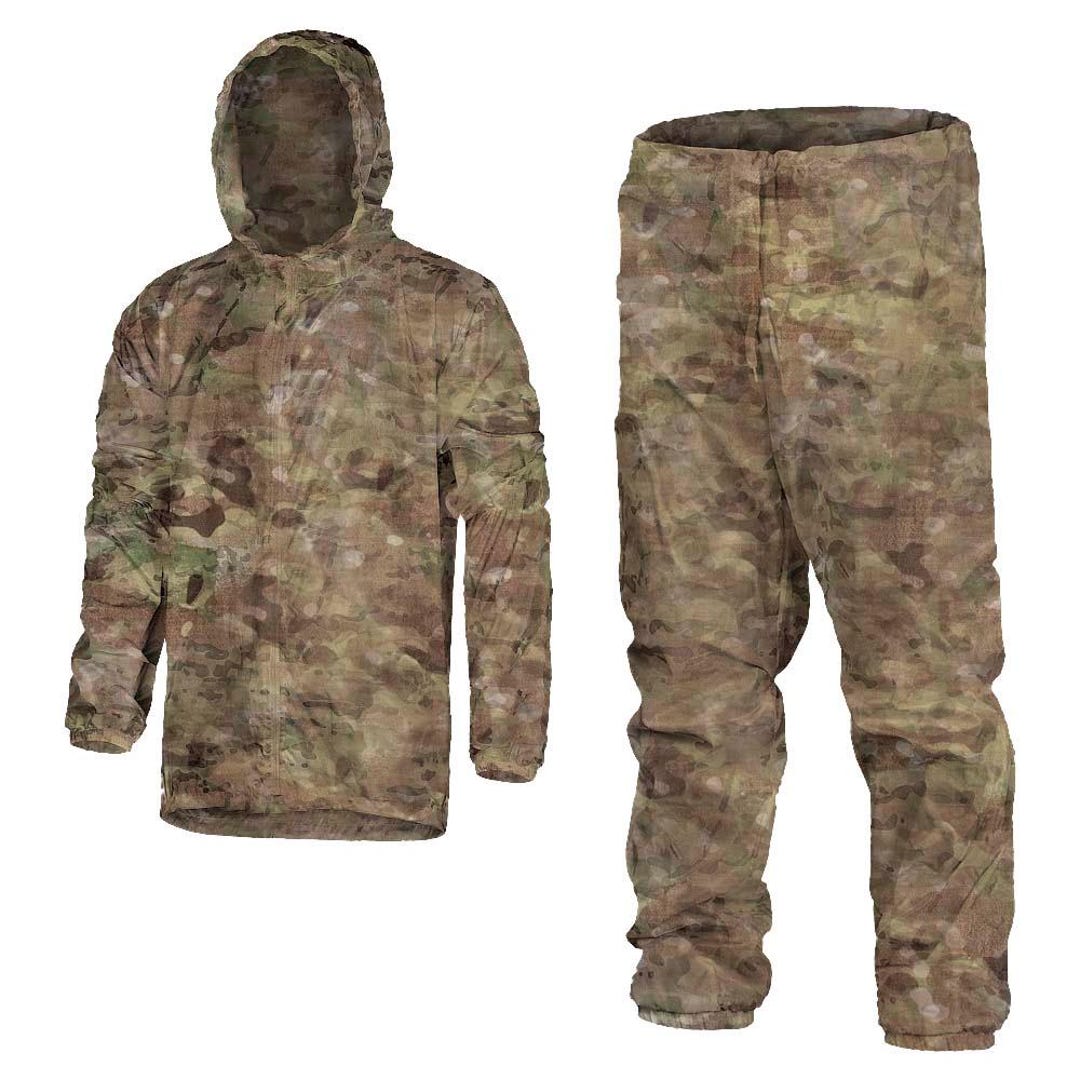 Green Multicam Camouflage Set/ Camo Suit + Backpack Cover/ Ultra-thin ...