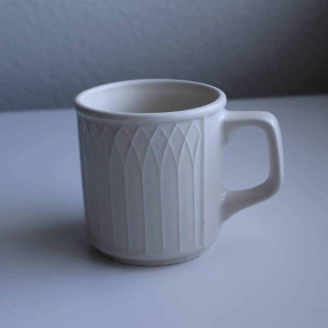 Homer Laughlin Gothic Architecture Mug Embossed Arch Design Heavyweight ...