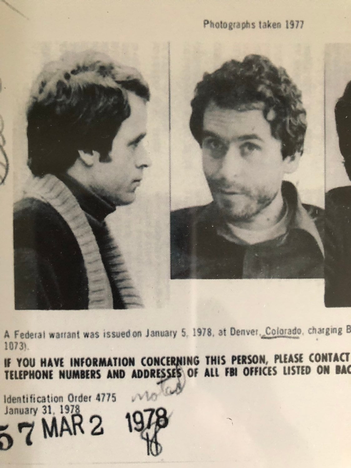 Serial Killer Art Ted Bundy Print Old News Paper Framed Print | Etsy