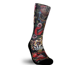 Tattoo socks | Etsy