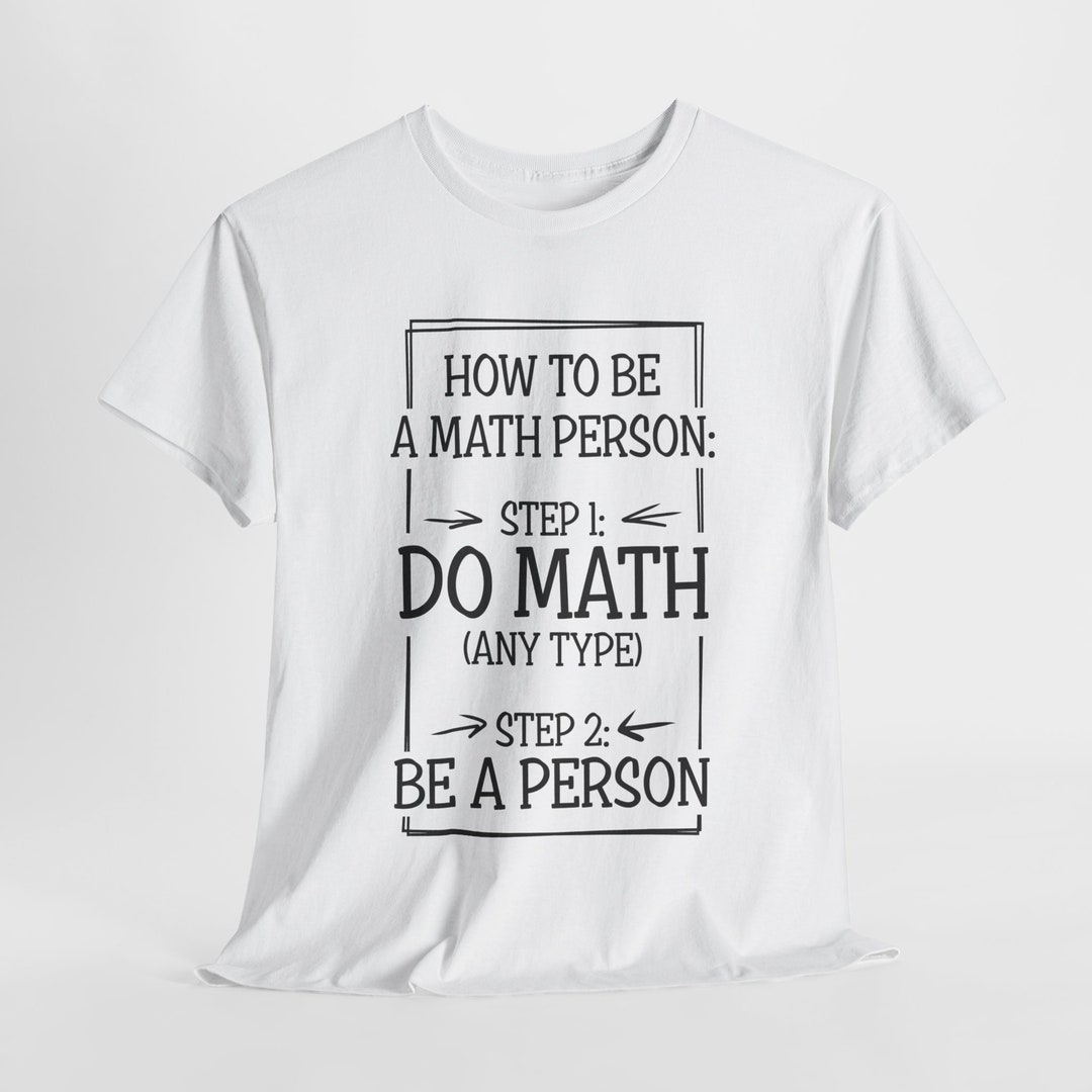 How to Be A Math Person - Etsy