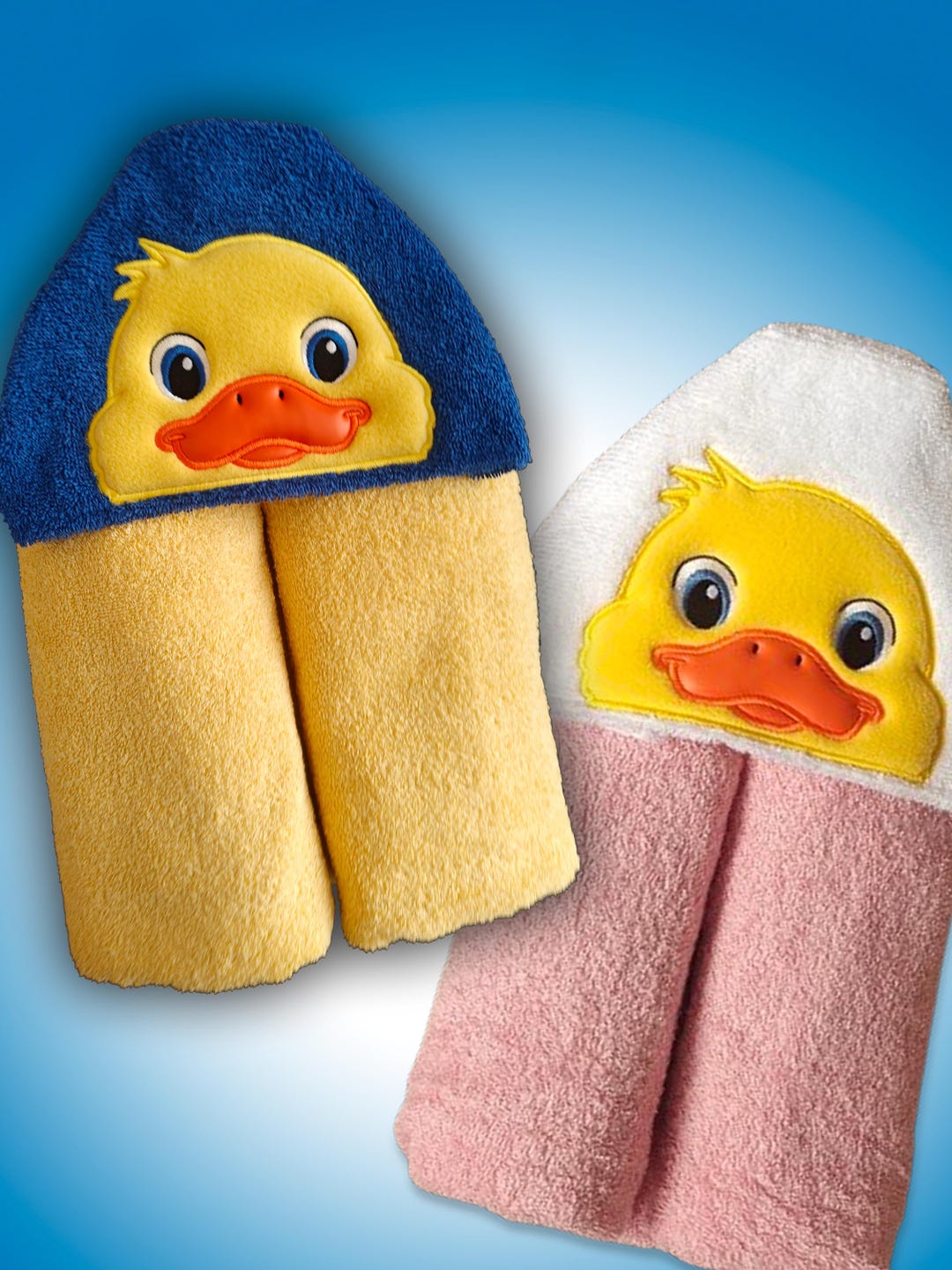 Duck Hooded Towel: Personalized Cotton Kids Bath & Beach Towel - Etsy