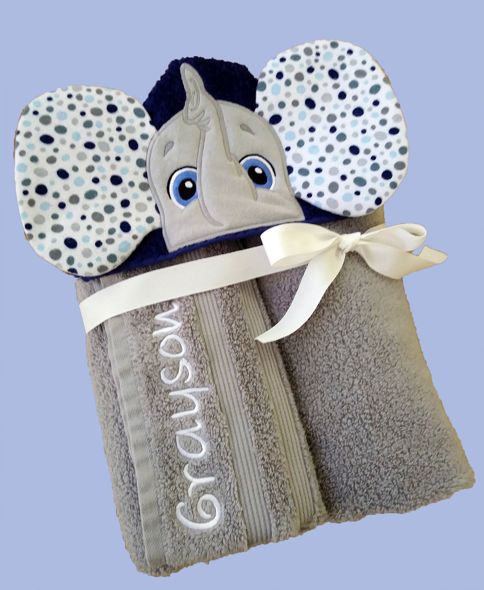 Elephant Hooded Towel /boy Elephant Towel / Girl Elephant Towel ...