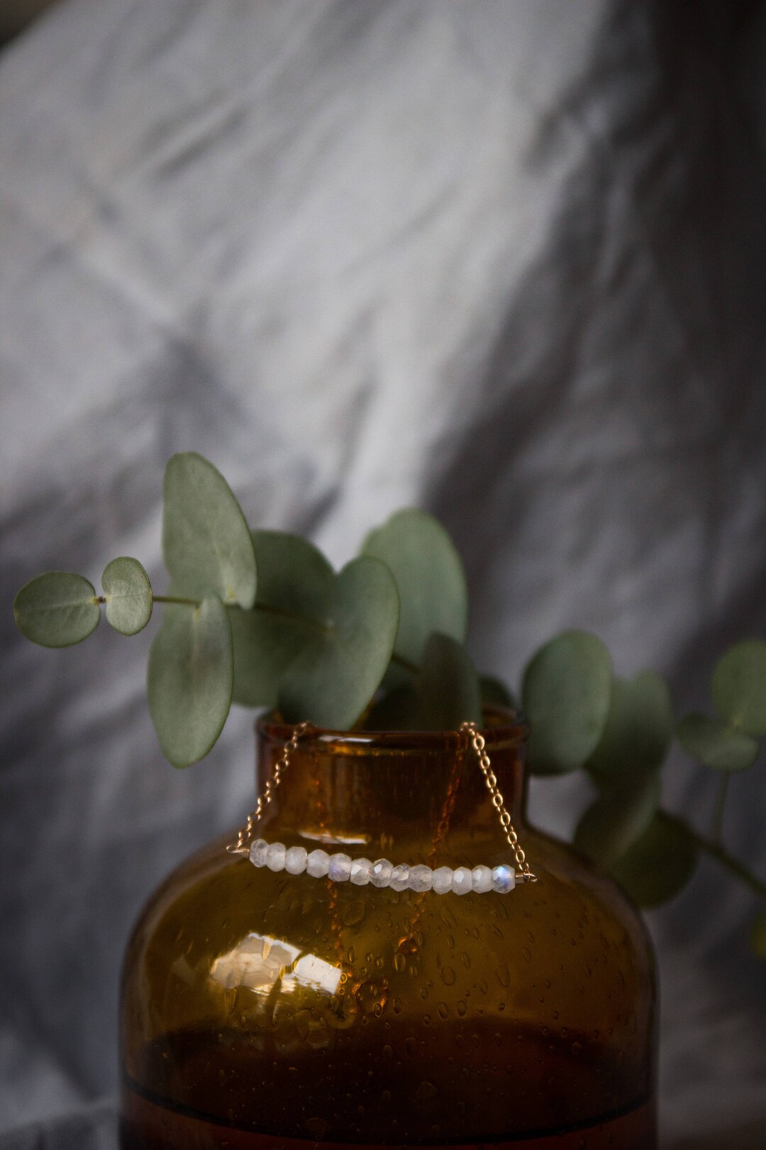 MAYA Bracelet Minimalist Chain Rose Goldfilled 14k Semi Precious ...