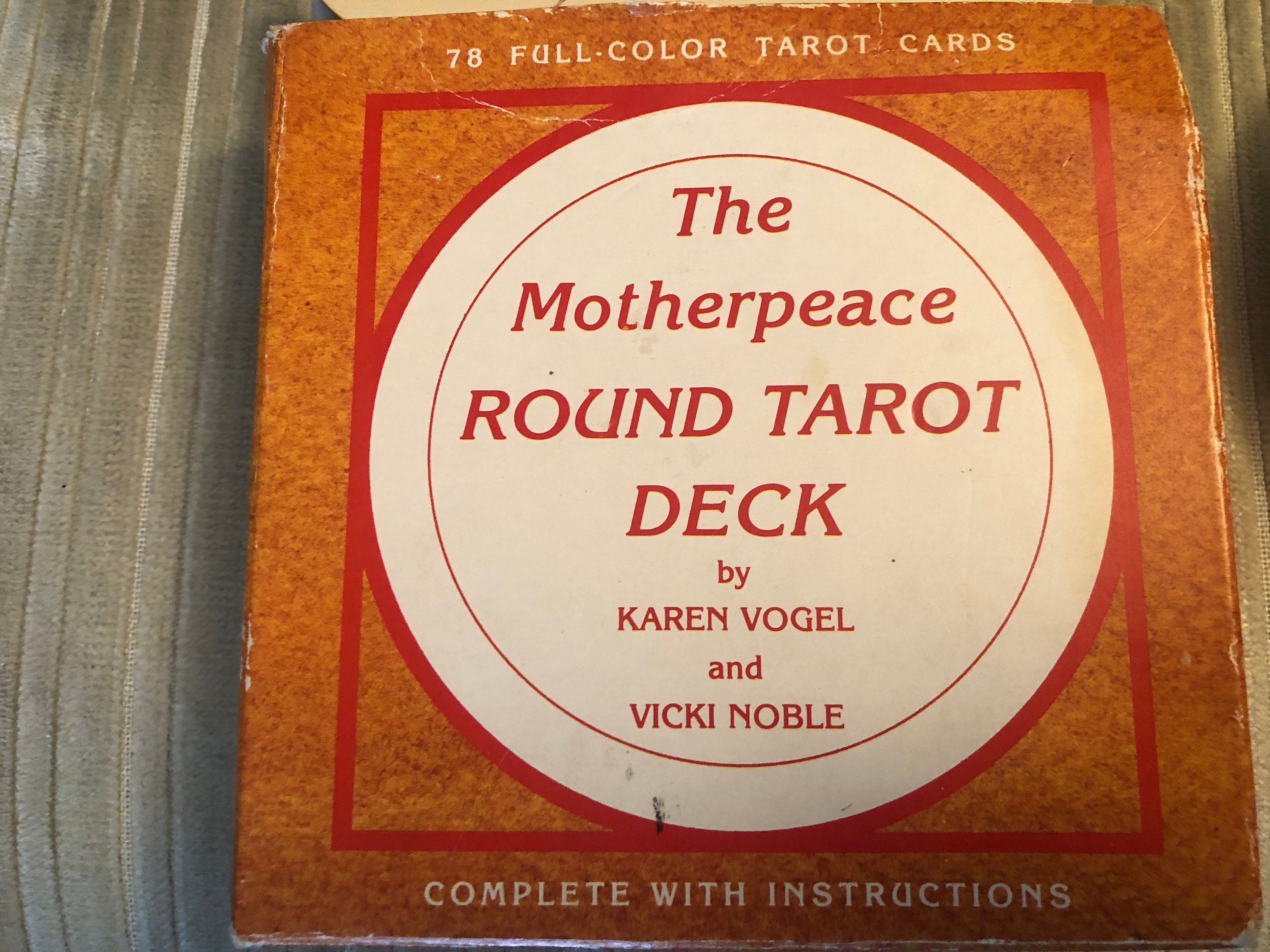 Vintage the Motherpeace Round Tarot Deck Cards Karen Vogel & Vicki ...