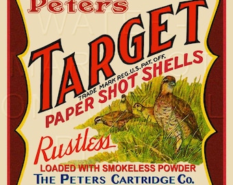 Reproduced Vintage Peters target Shotgun Shells - Etsy