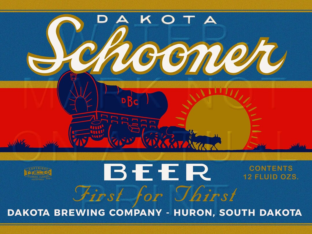 Dakota Schooner Beer Dakota Brewing Co Huron, South Dakota IRTP Beer ...