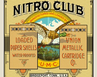Reproduced Vintage Remington nitro Club 28 Gauge Shotgun Shells Box ...
