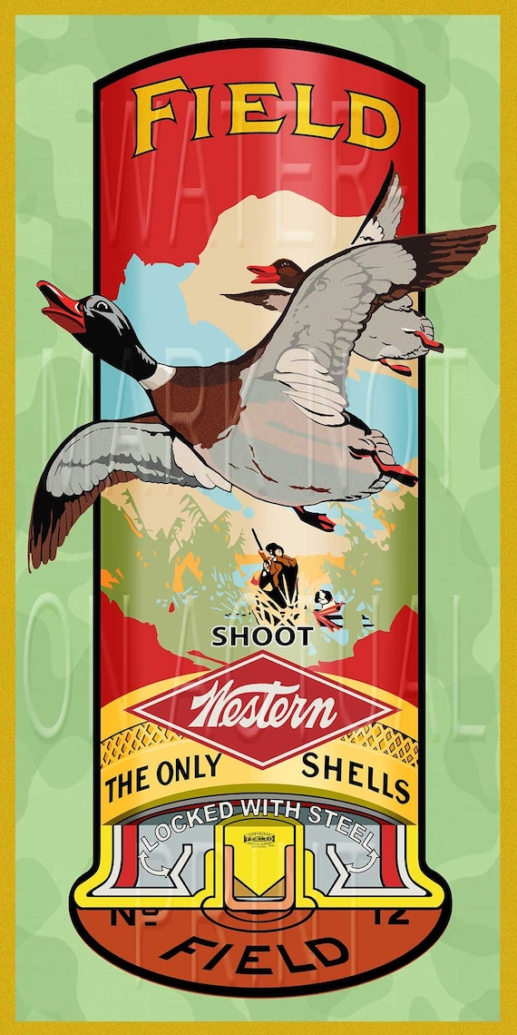 Reproduced Vintage Ad for the Western Field Shotgun Shells | Etsy