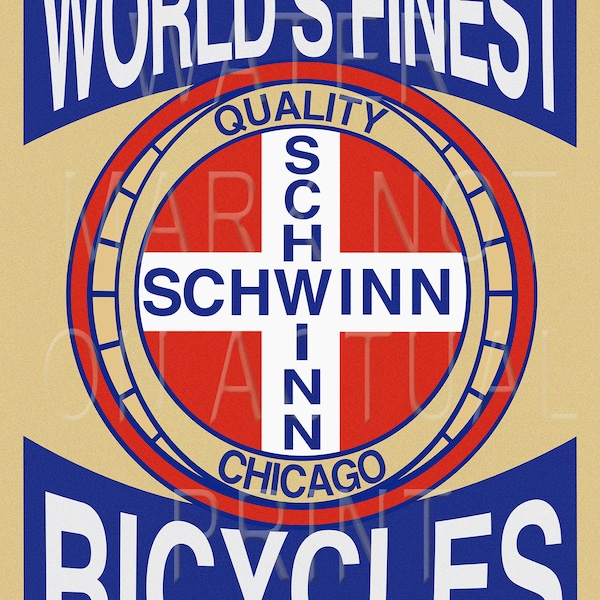 Schwinn Bicycle Decals - Etsy