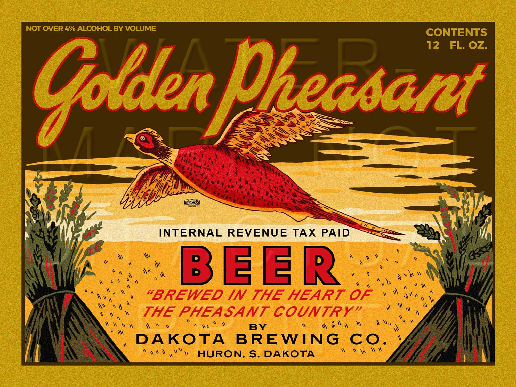 Golden Pheasant Beer