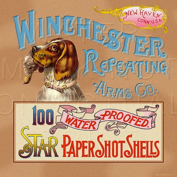 Reproduced vintage Winchester Star Shotgun Shells | Etsy