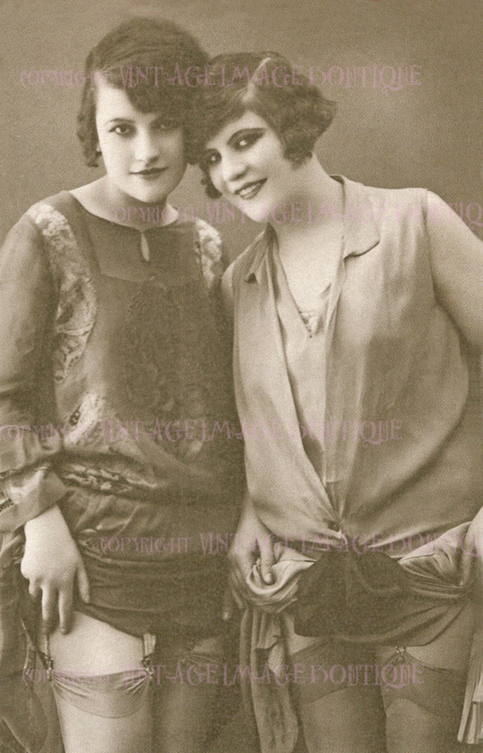 Lovely 1920's Lesbian Flappers Couple Wedding Civil Partnership Wedding ...