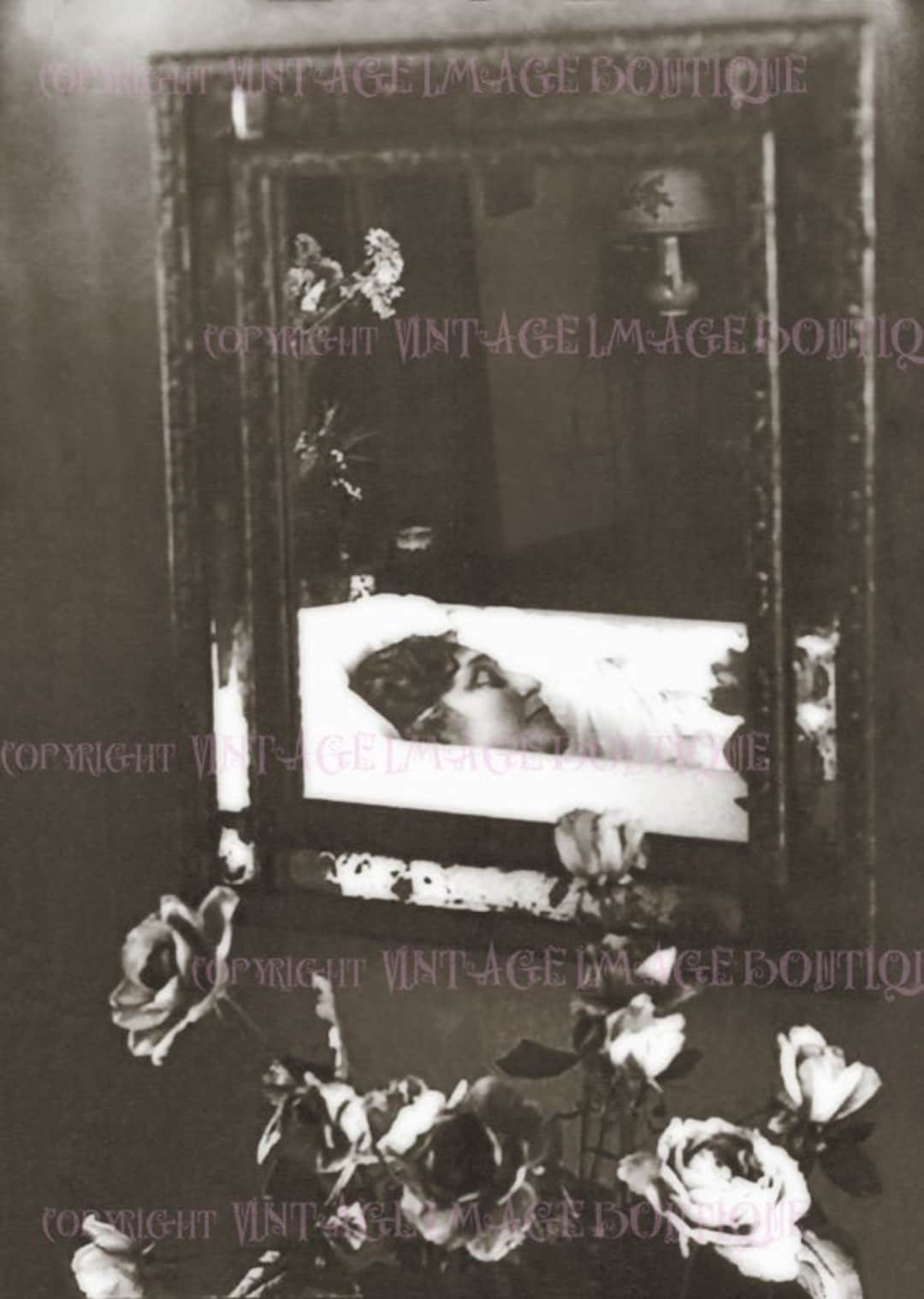 Haunting Antique 1920's Photo Mourning Portrait of A Woman in Her ...