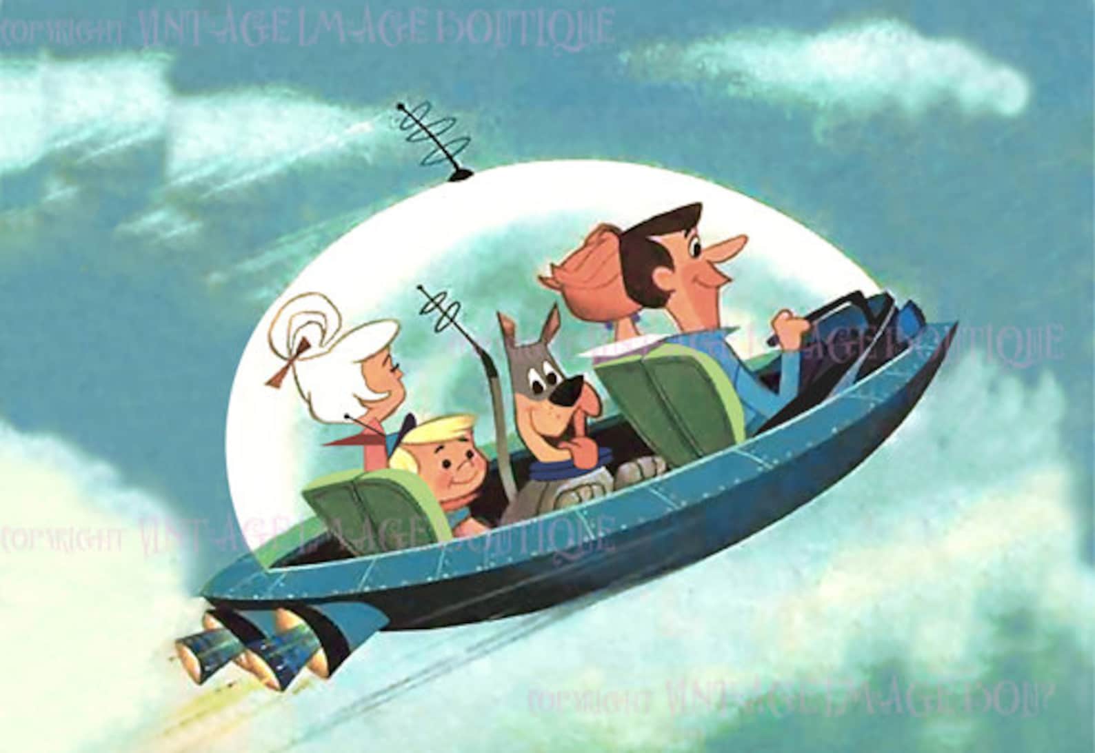 Fabulous Vintage 1960's Illustration of the Jetsons in - Etsy