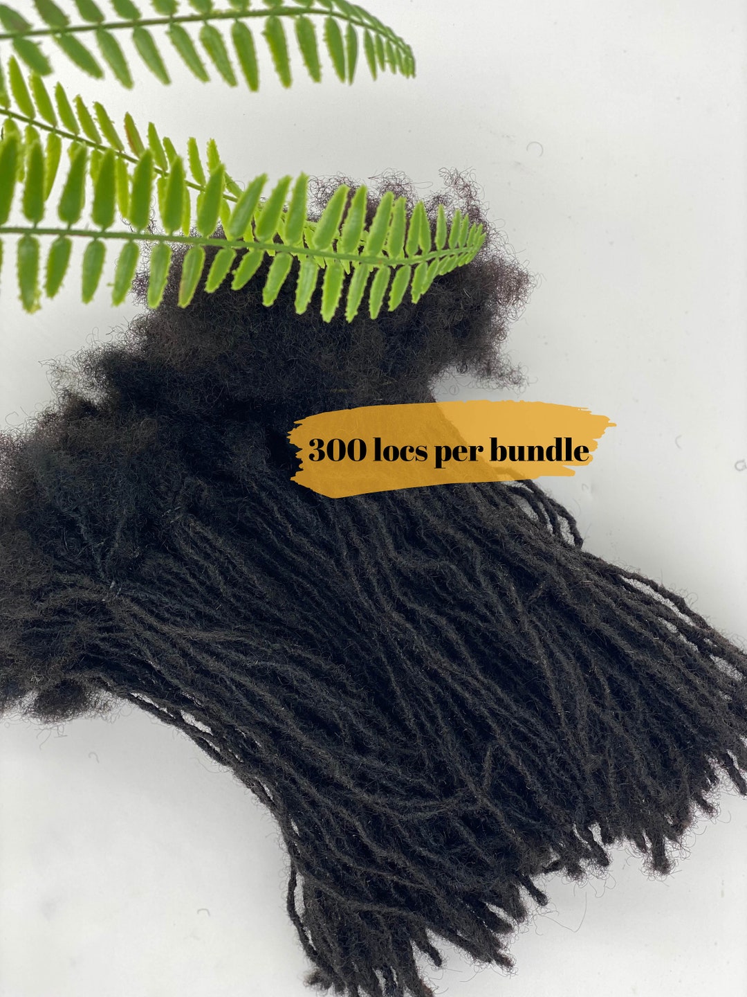 Extra Small Loc Extensions 0.2cm. 300 Locs per Bundle. 100% Afro Kinky ...