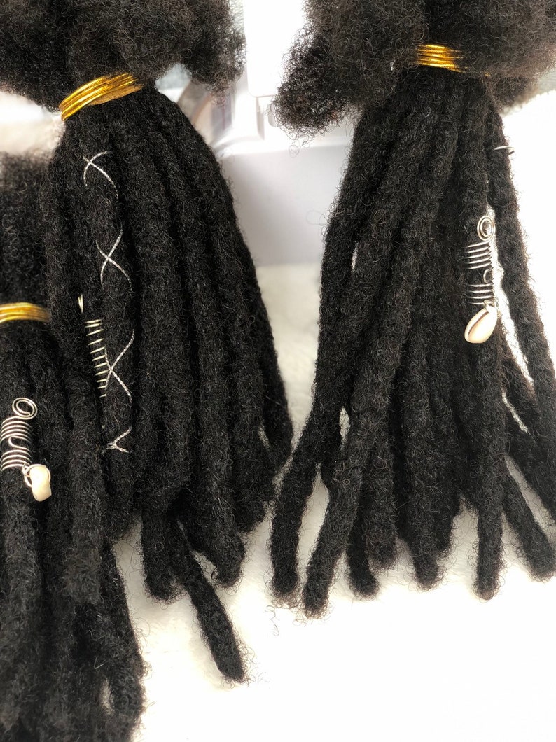 100% Human Hair Dreadlocks Extensions. Natural Dreadlock | Etsy
