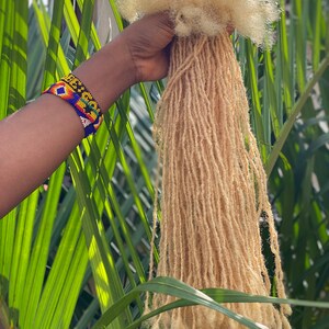 Extra Small Loc Extensions 0.2cm. 300 Locs per Bundle. 100% Afro Kinky ...