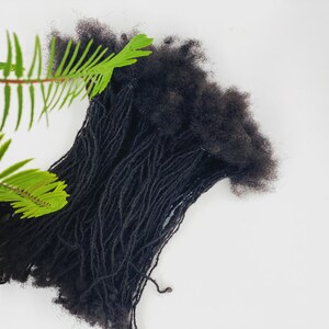 Extra Small Loc Extensions 0.2cm. 300 Locs per Bundle. 100% Afro Kinky ...