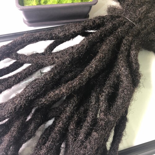 50-100 Count 100% Afro Kinky Human Hair Dreadlock Extensions - Etsy