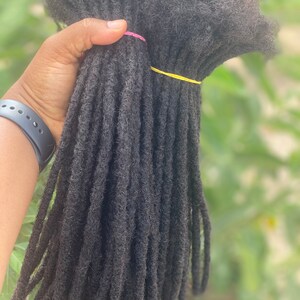 Human Hair Dreadlocks Extensions. 100% Afro Kinky Dreadlocks Extensions ...
