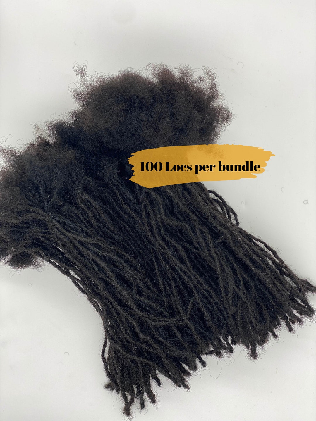 Extra Small (0.15-0.2cm) Loc Extensions.x 100 Locs per Bundle. 100% ...