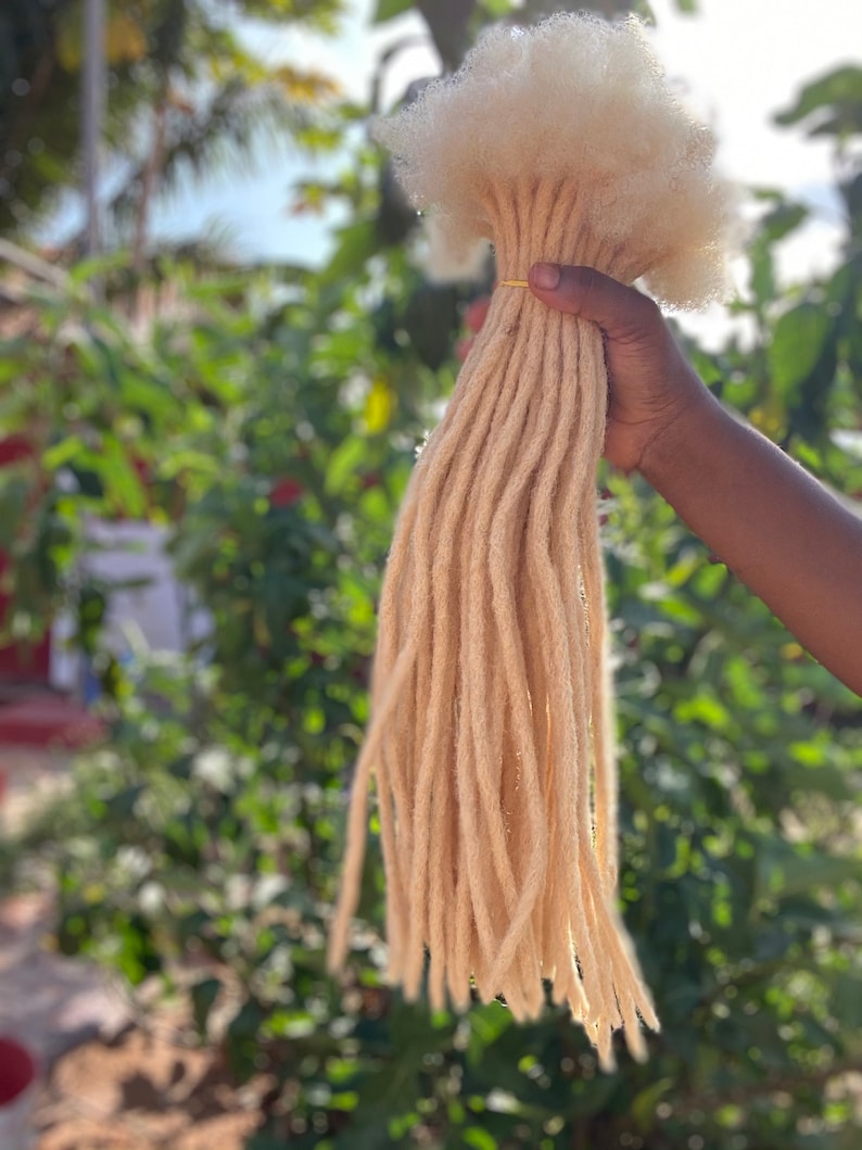 Blonde 613 Dreadlocks Extensions. Hand Made. 10 Locs per | Etsy