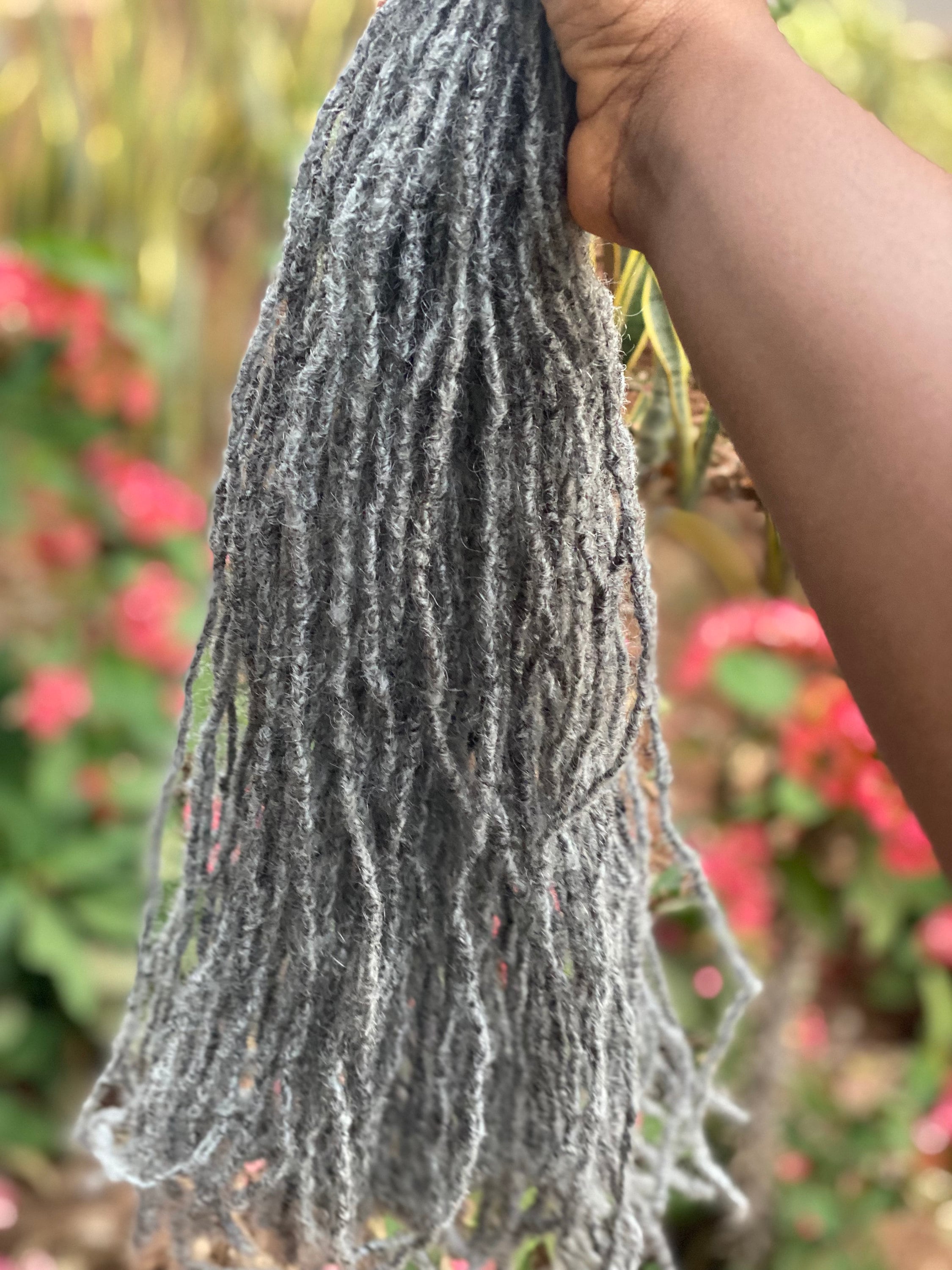 Salt and Pepper Textured Intalocs. (sika Locs) 0.3-0.35cm 10 Locs per ...